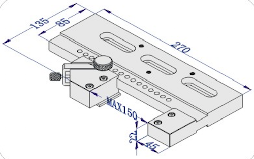 WEDM vise,Precision clamping fixture, precision vise