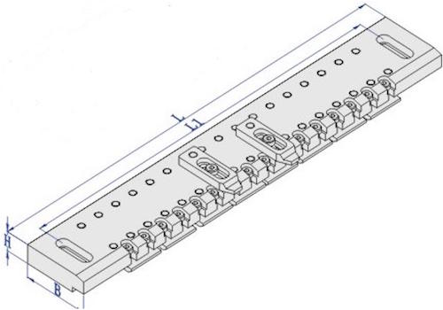wire EDM ruler, Wire EDM rails, WEDM fixture board