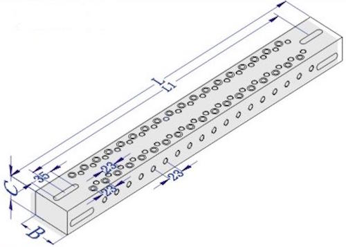 Wire EDM clamp,wire EDM ruler,wire EDM rail,WEDM fixture system